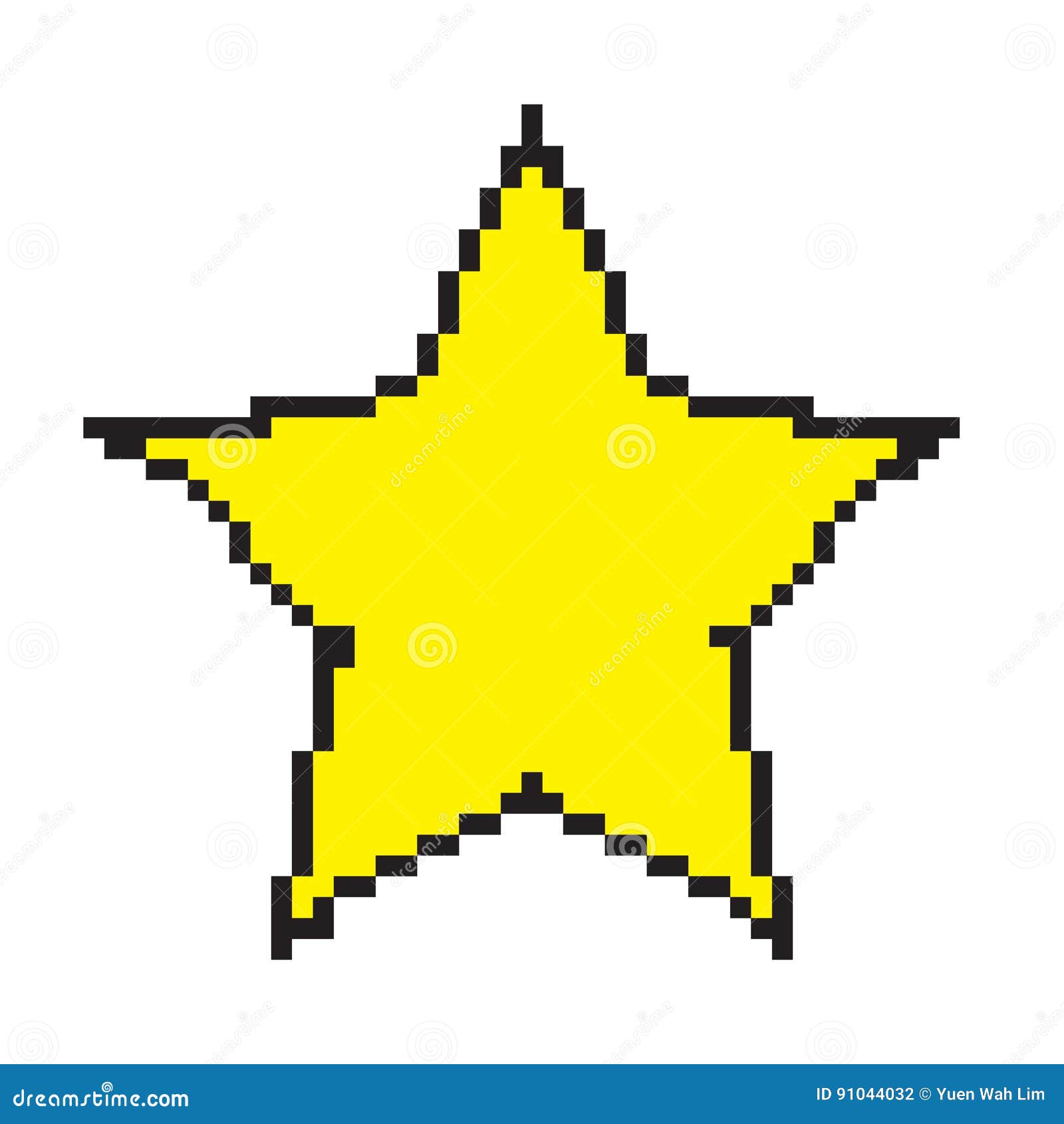 Vector of Star Icon 8 Bit. EPS8 . Stock Vector - Illustration of ...