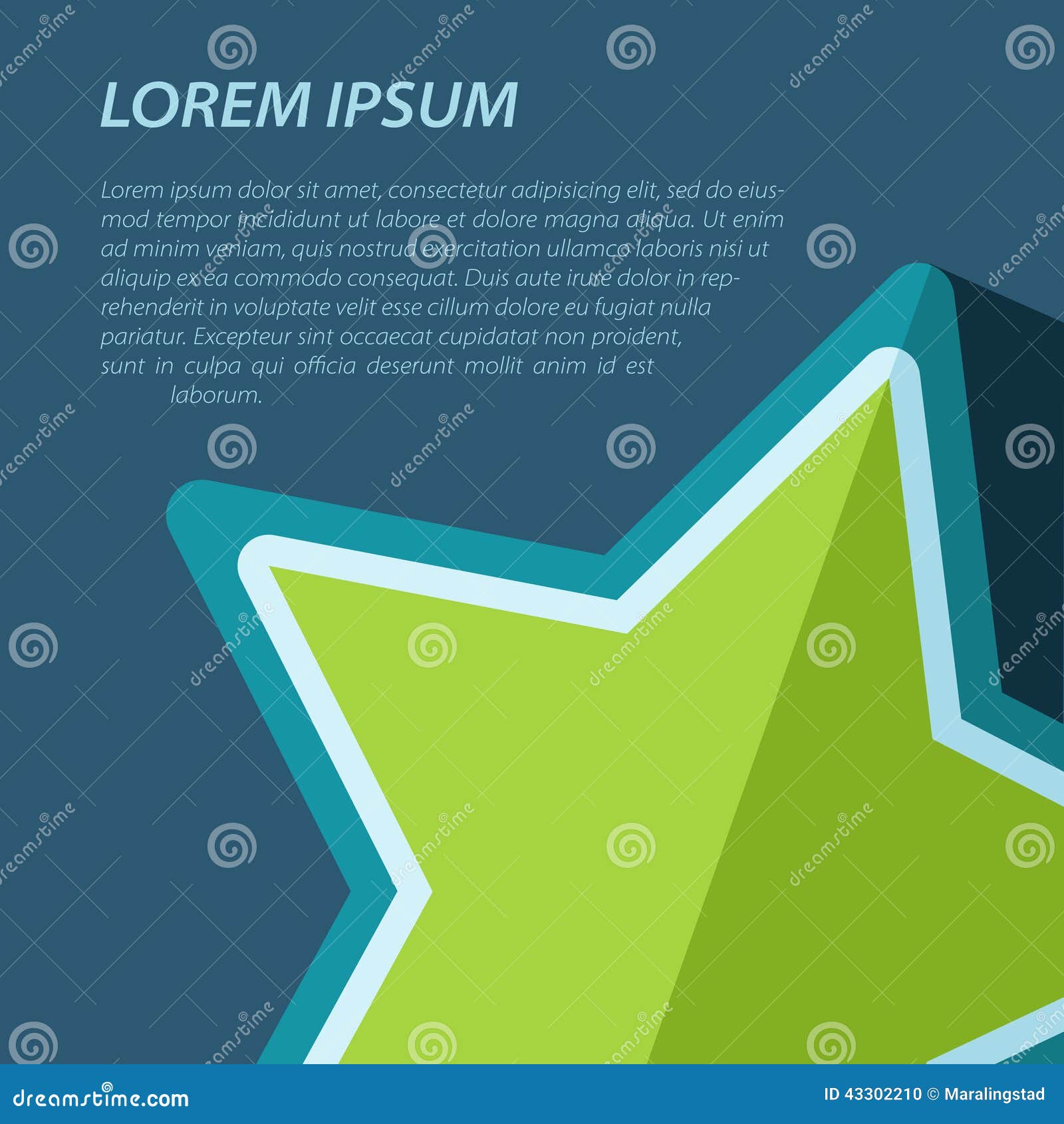 Vector Star Icon with Text. Eps10 Stock Vector - Illustration of ...