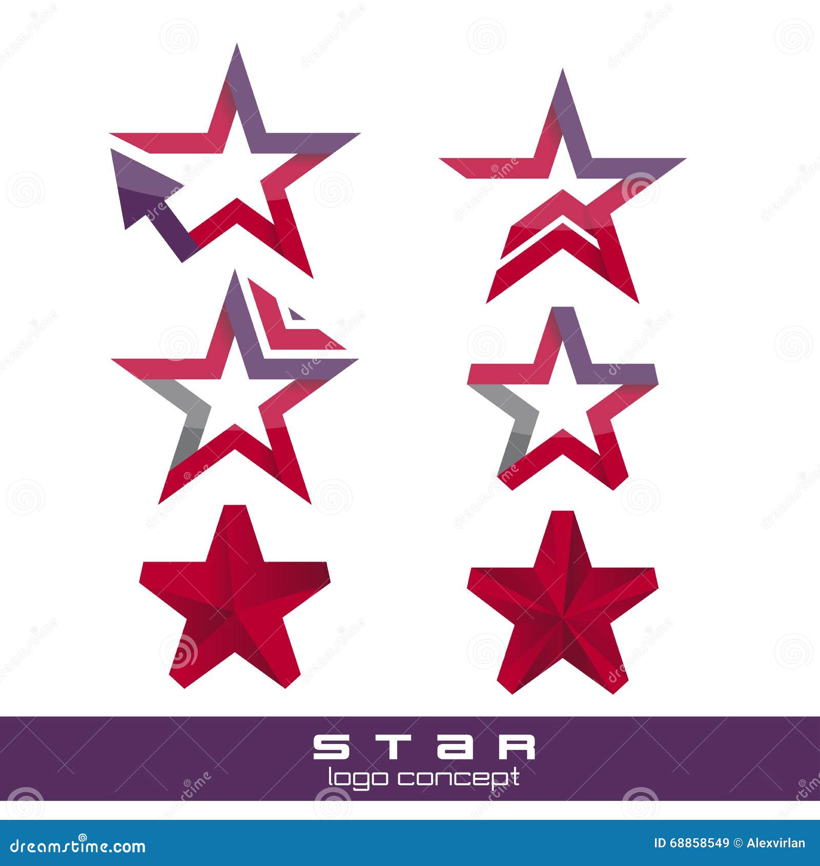Vector Star Pack Collection Icons Stock Vector - Illustration of ...