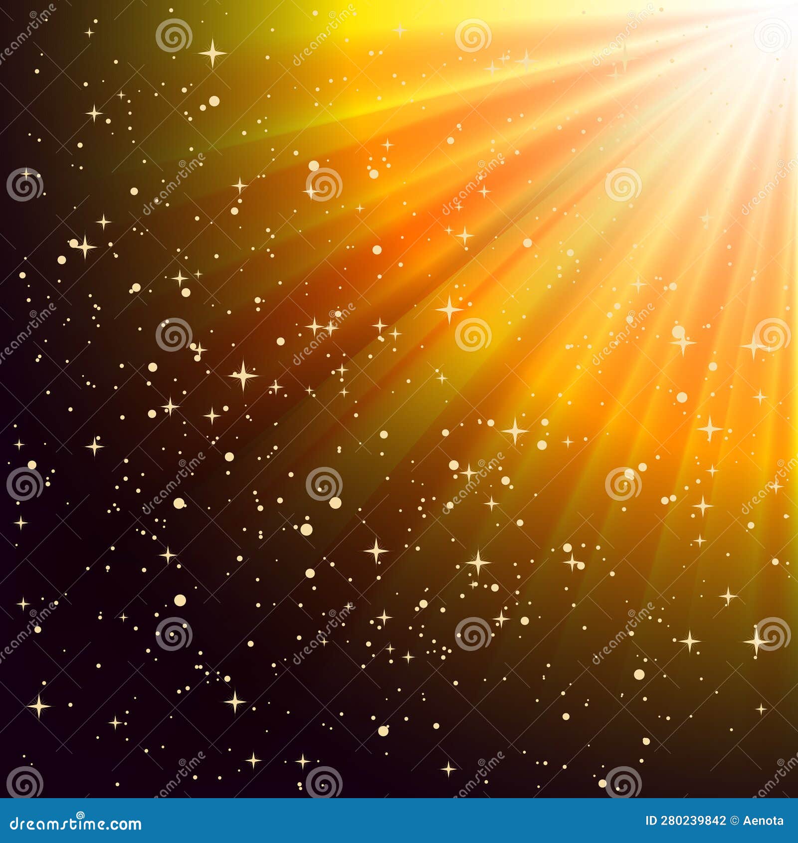 Vector Star Rays stock vector. Illustration of liner - 280239842