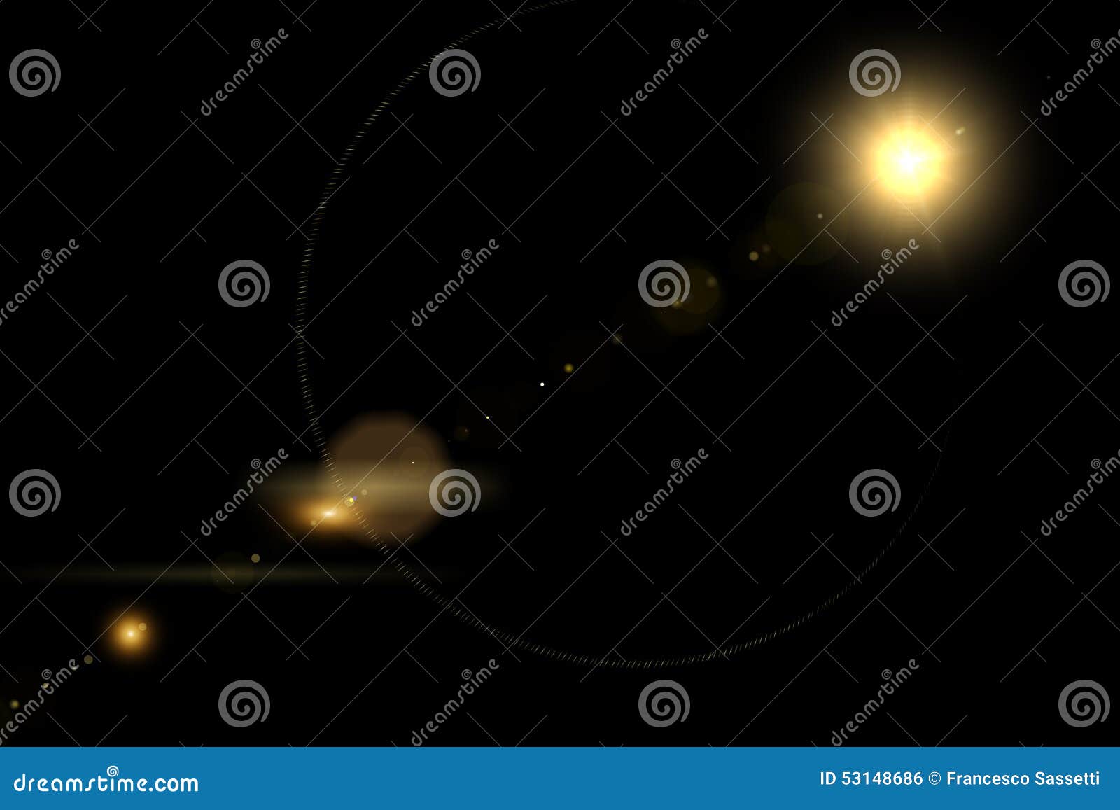 Vector Star, Sun with Lens Flare Stock Illustration - Illustration of ...