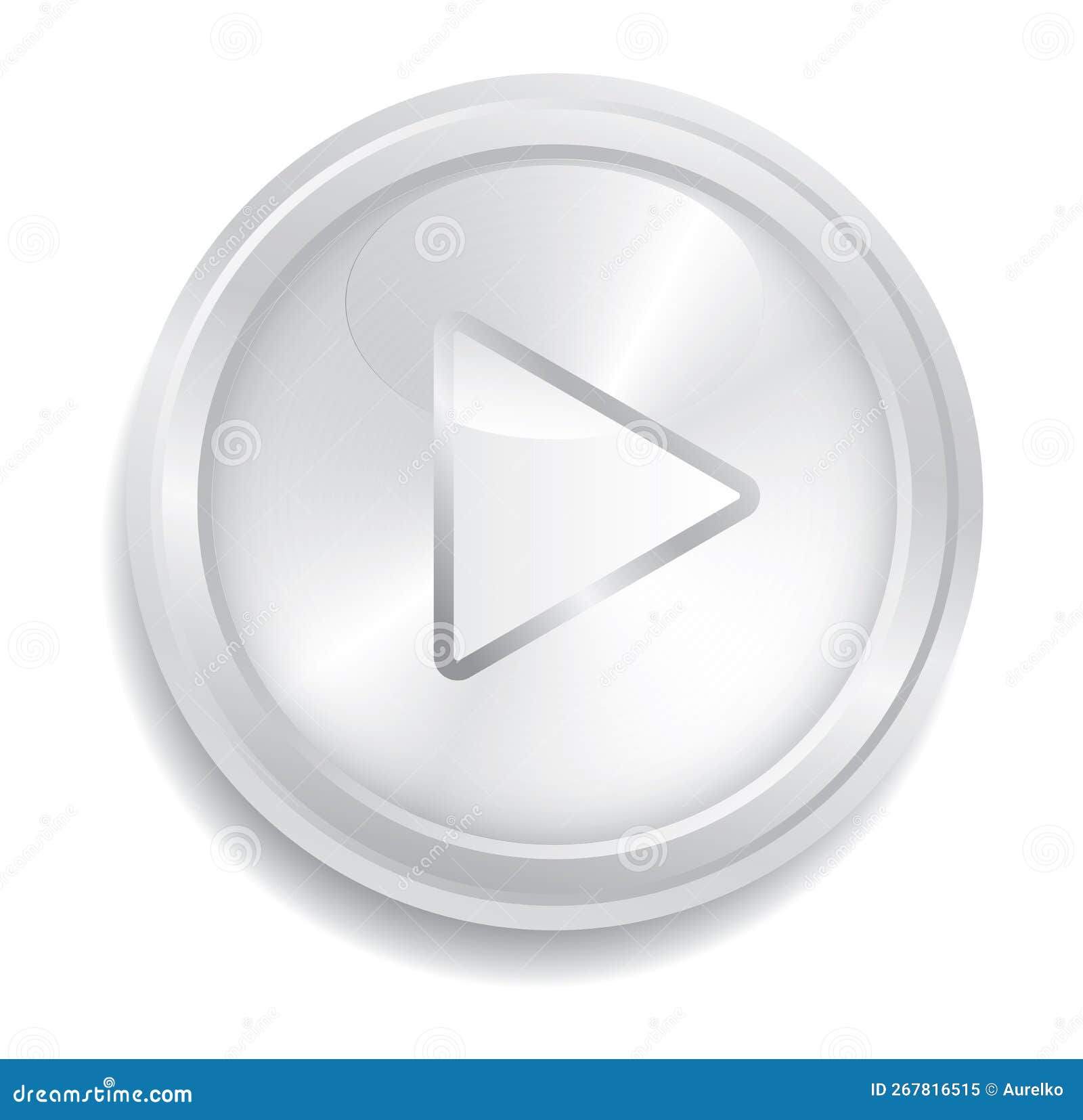 Golden go stock vector. Illustration of circle, play - 267816515