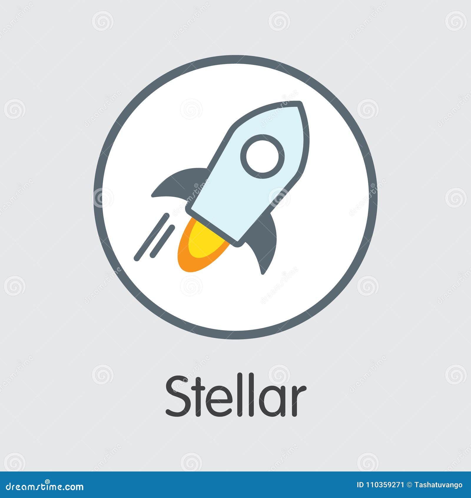 Vector Stellar (XLM) Logo Royalty-Free Illustration | CartoonDealer.com #110794770