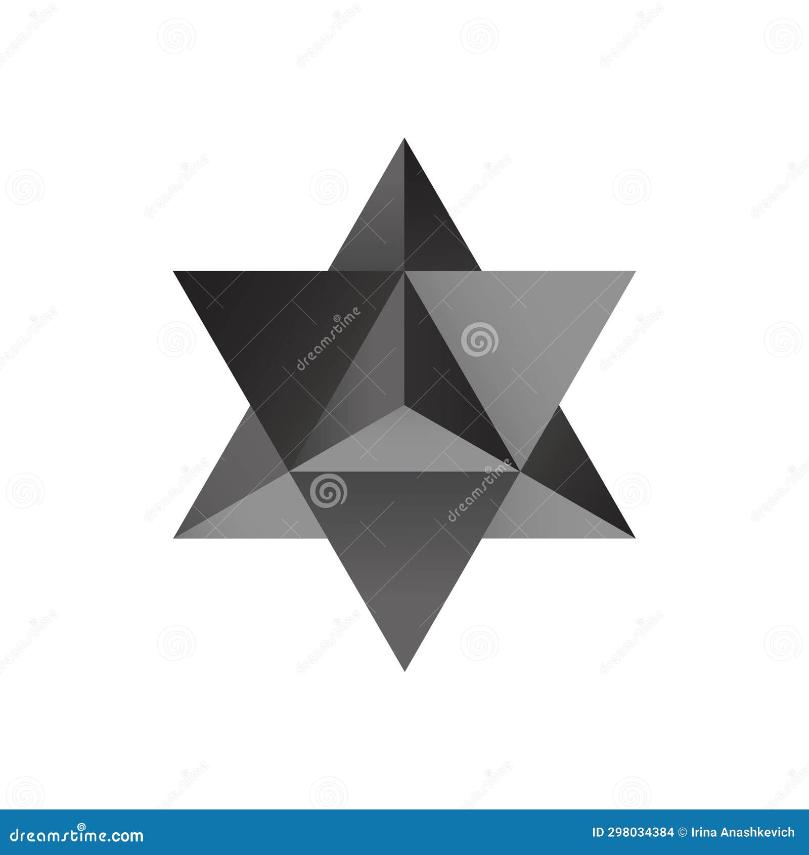 Vector Stellated Octahedron, Also Called Stella Octangula, and ...