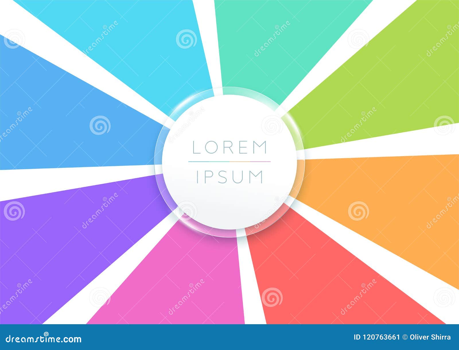 Vector 8 Step 3d Infographic Page Segments Template | CartoonDealer.com ...