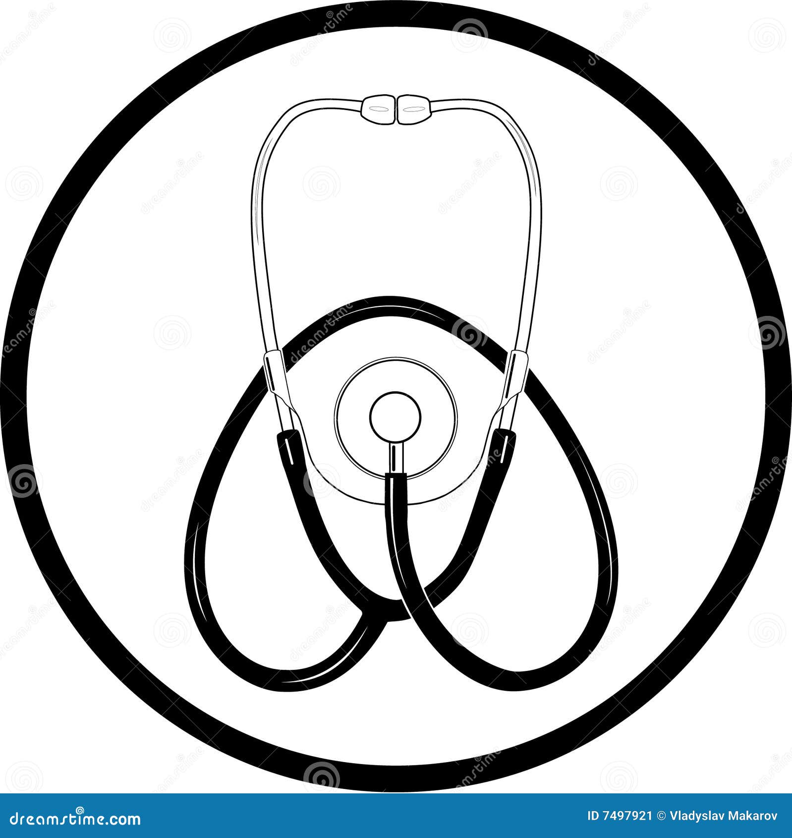 Vector Stethoscope Icons | CartoonDealer.com #7555310