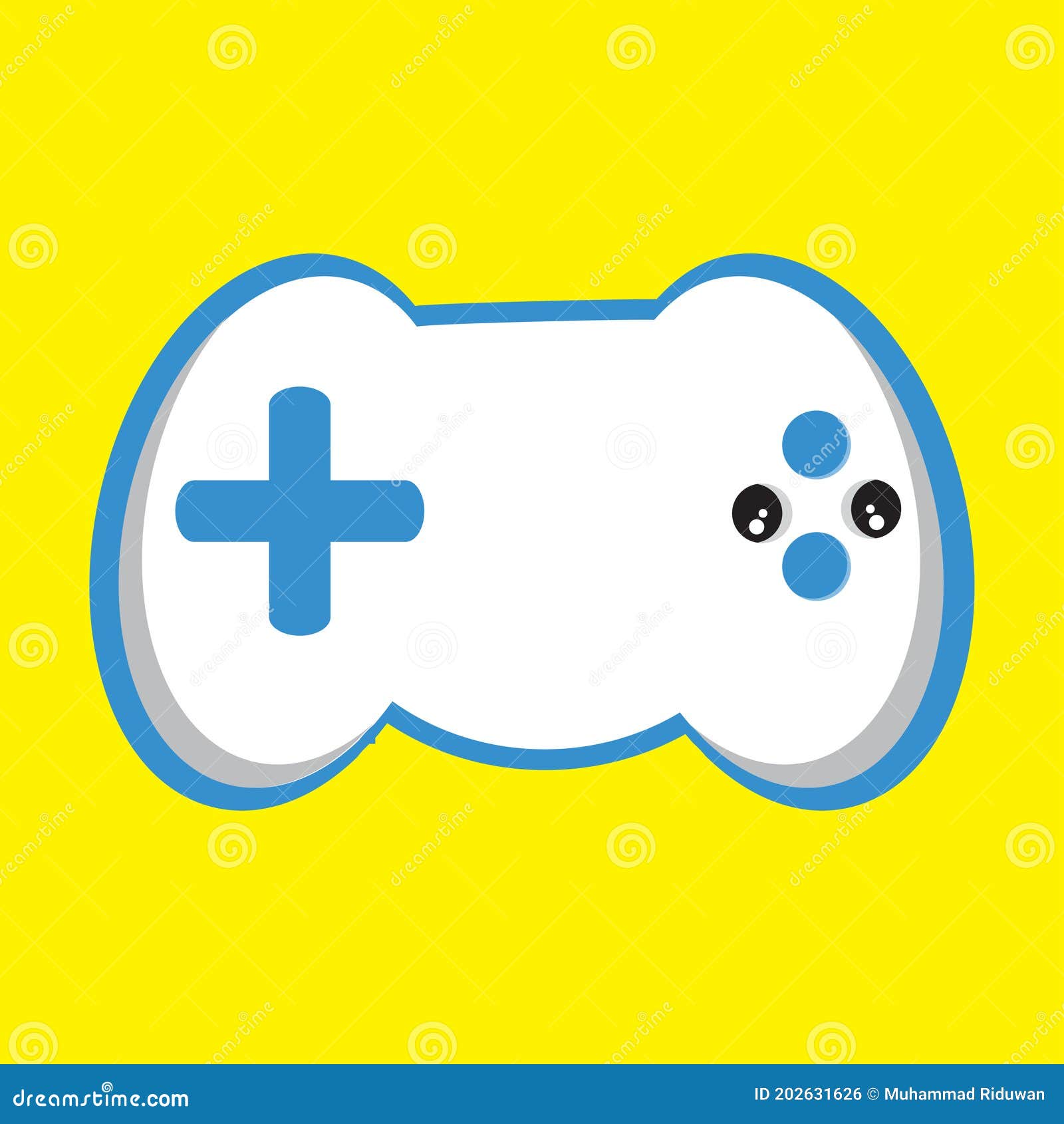 Vector Stick Game Play Sation Mascot Stock Vector - Illustration of ...