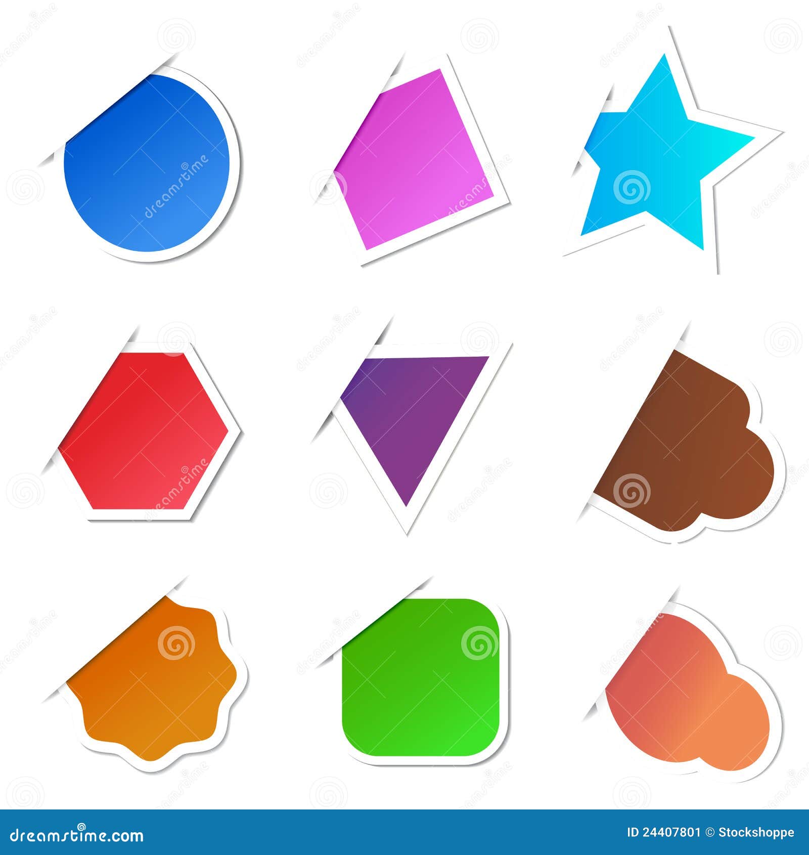 Vector Sticker stock vector. Illustration of sale, scalable - 24407801