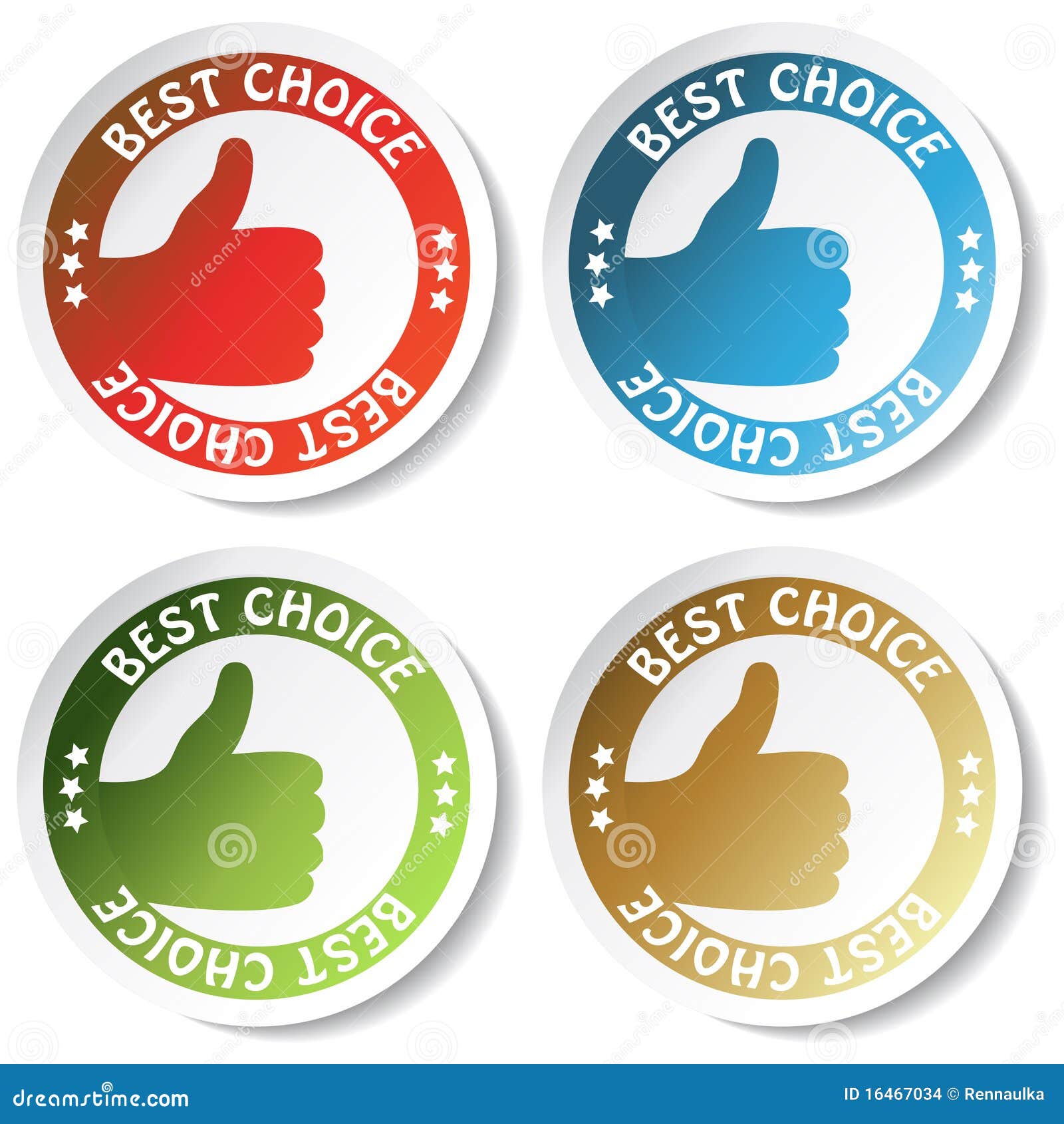 Vector Sticker - Best Choice Stock Vector - Illustration of consumer ...