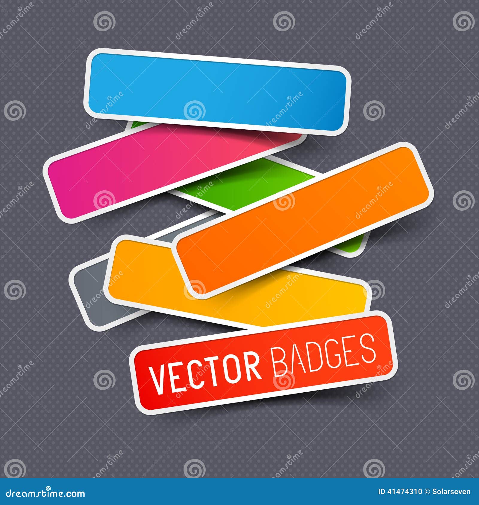 Vector sticker collection stock vector. Illustration of button - 41474310
