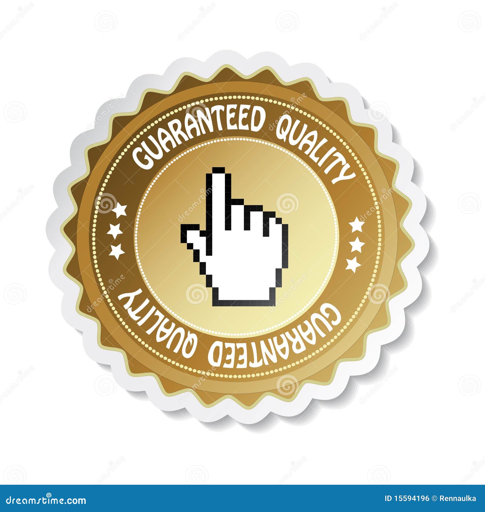 Vector Sticker - Guaranteed Quality Stock Vector - Illustration of ...