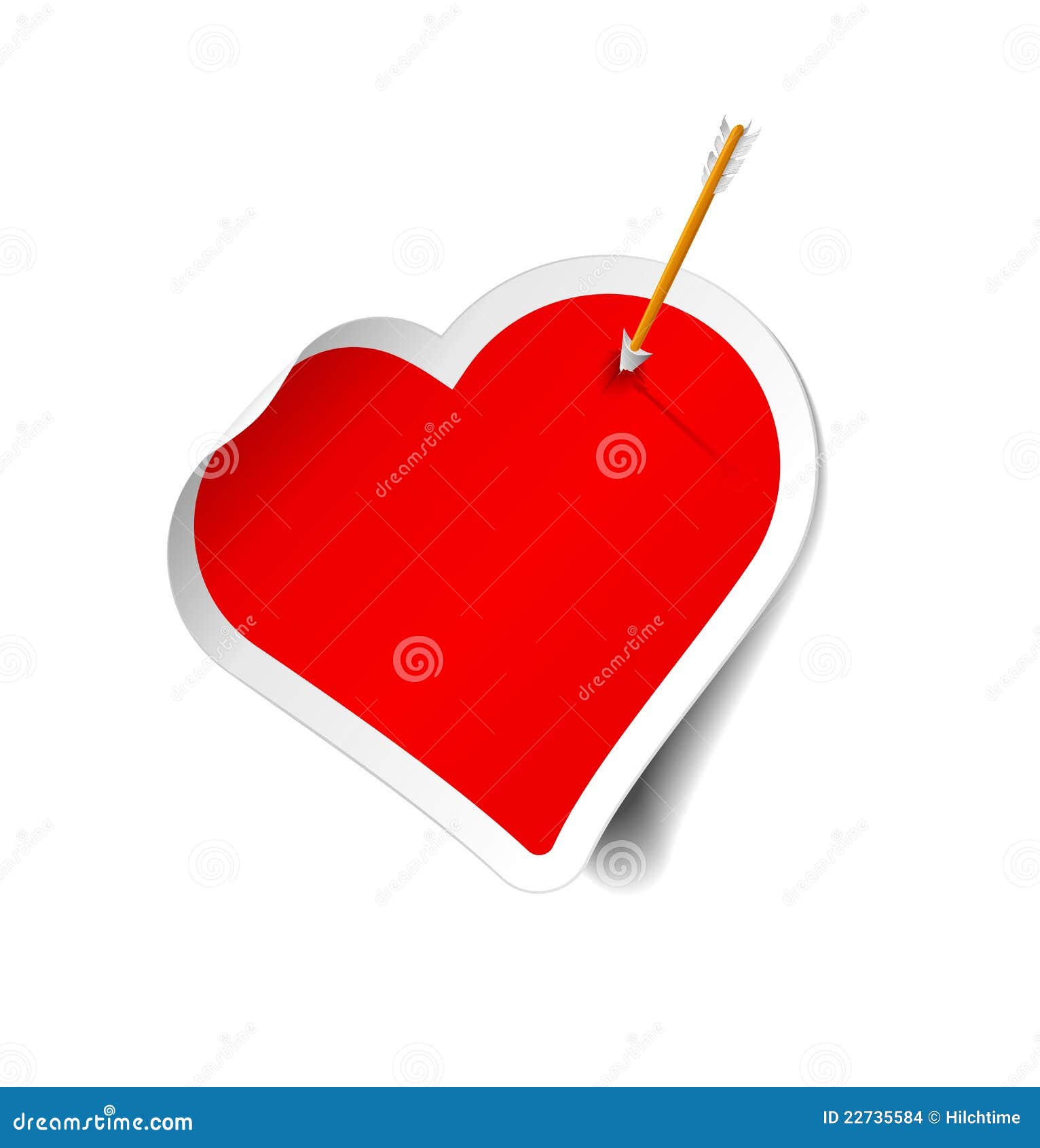 Vector sticker heart stock vector. Illustration of icon - 22735584