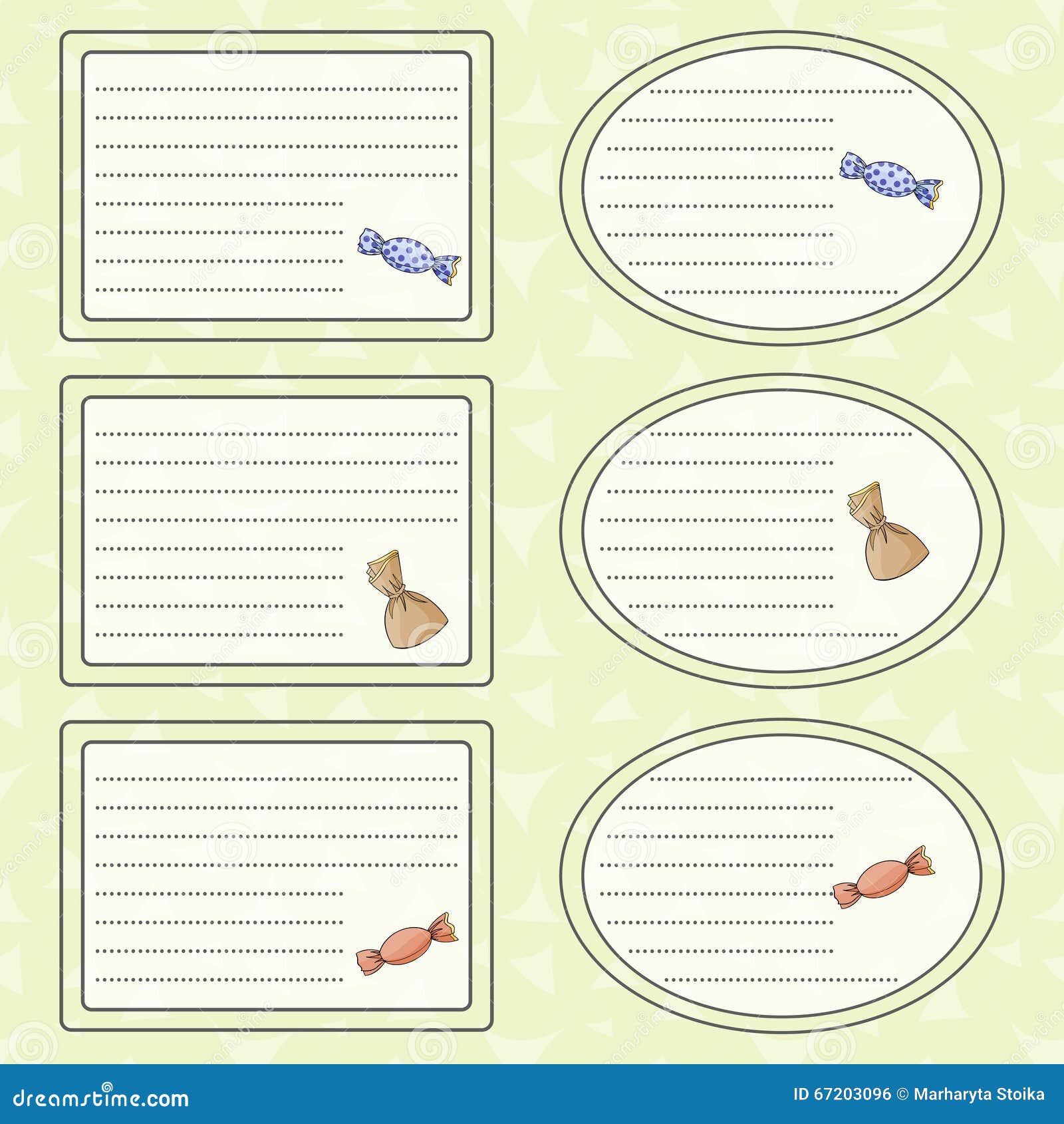 Vector Sticker for Notebook. Stock Vector - Illustration of graphic ...