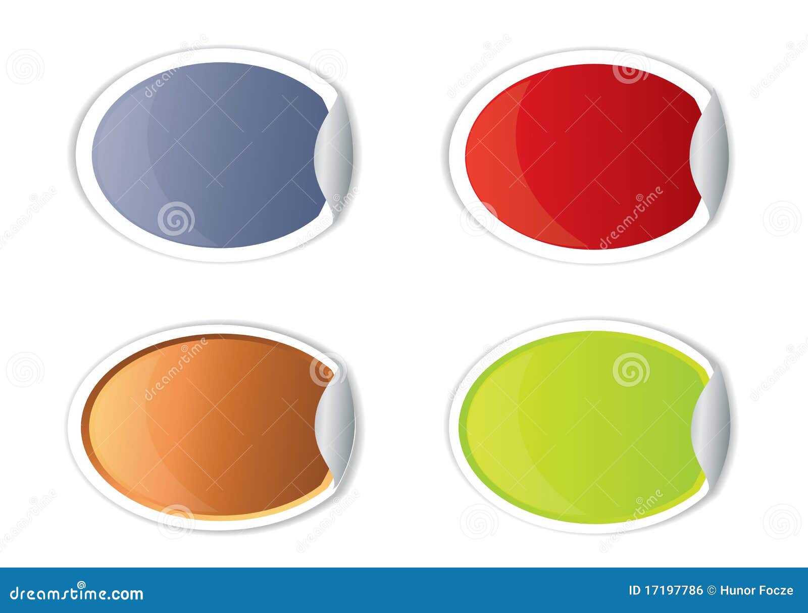 Vector stickers stock vector. Illustration of circle - 17197786