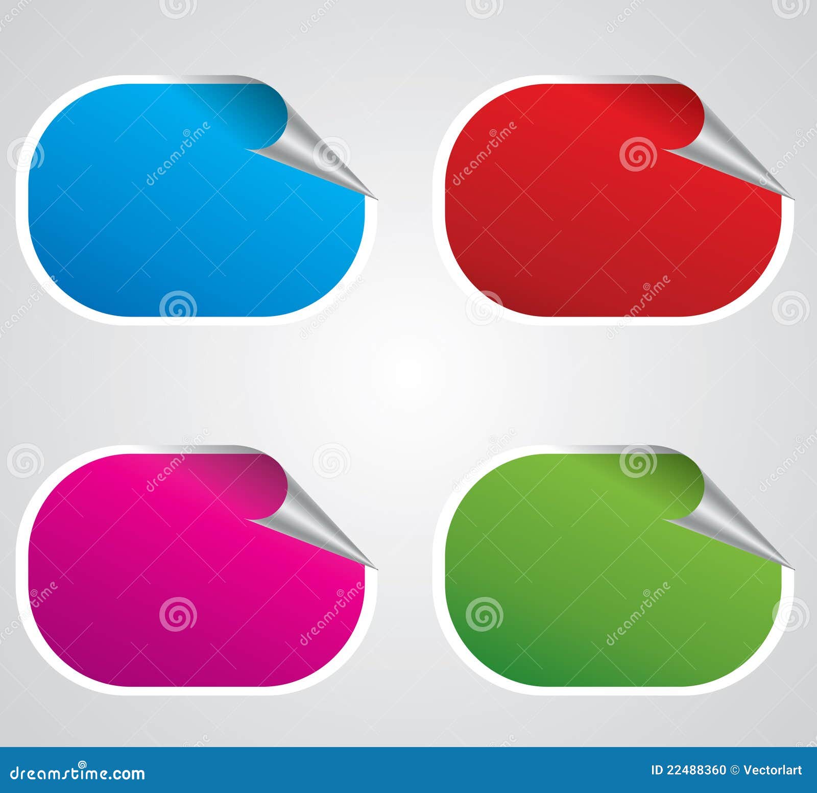 Vector stickers set stock vector. Illustration of element - 22488360