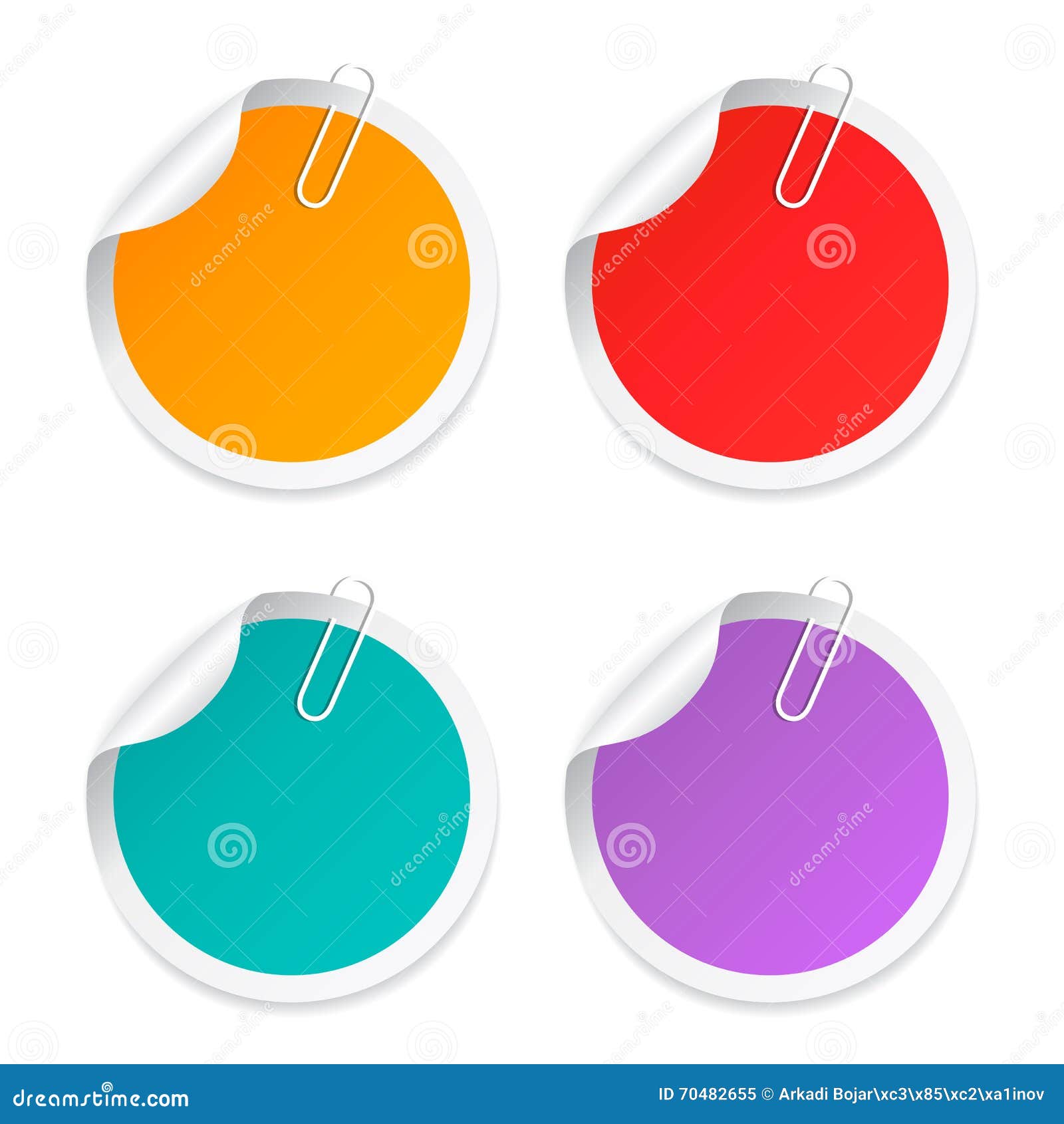 Vector stickers set stock vector. Illustration of corner - 70482655