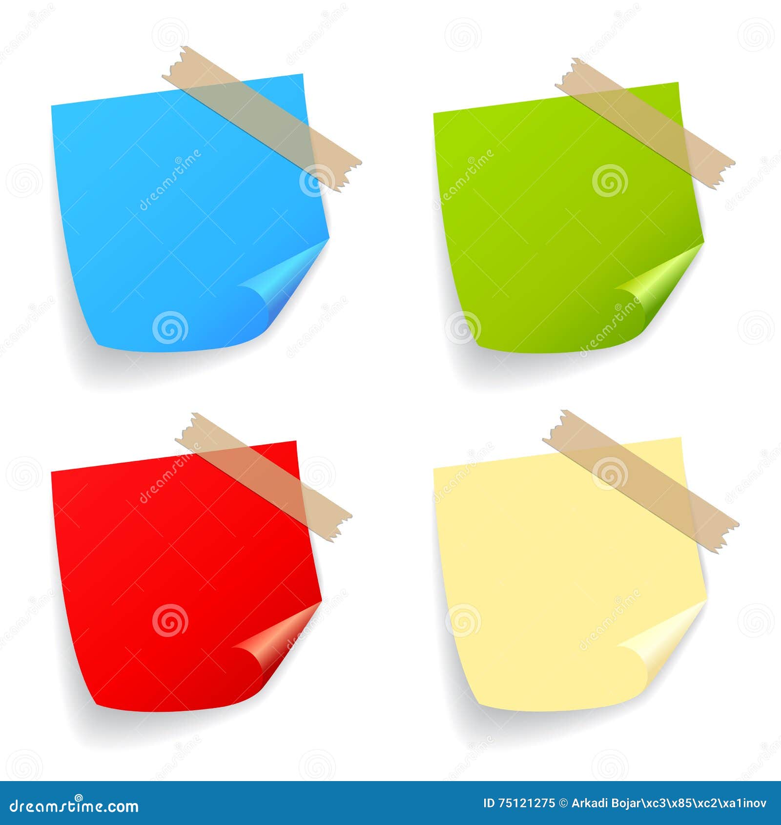 Vector stickers set stock vector. Illustration of banner - 75121275