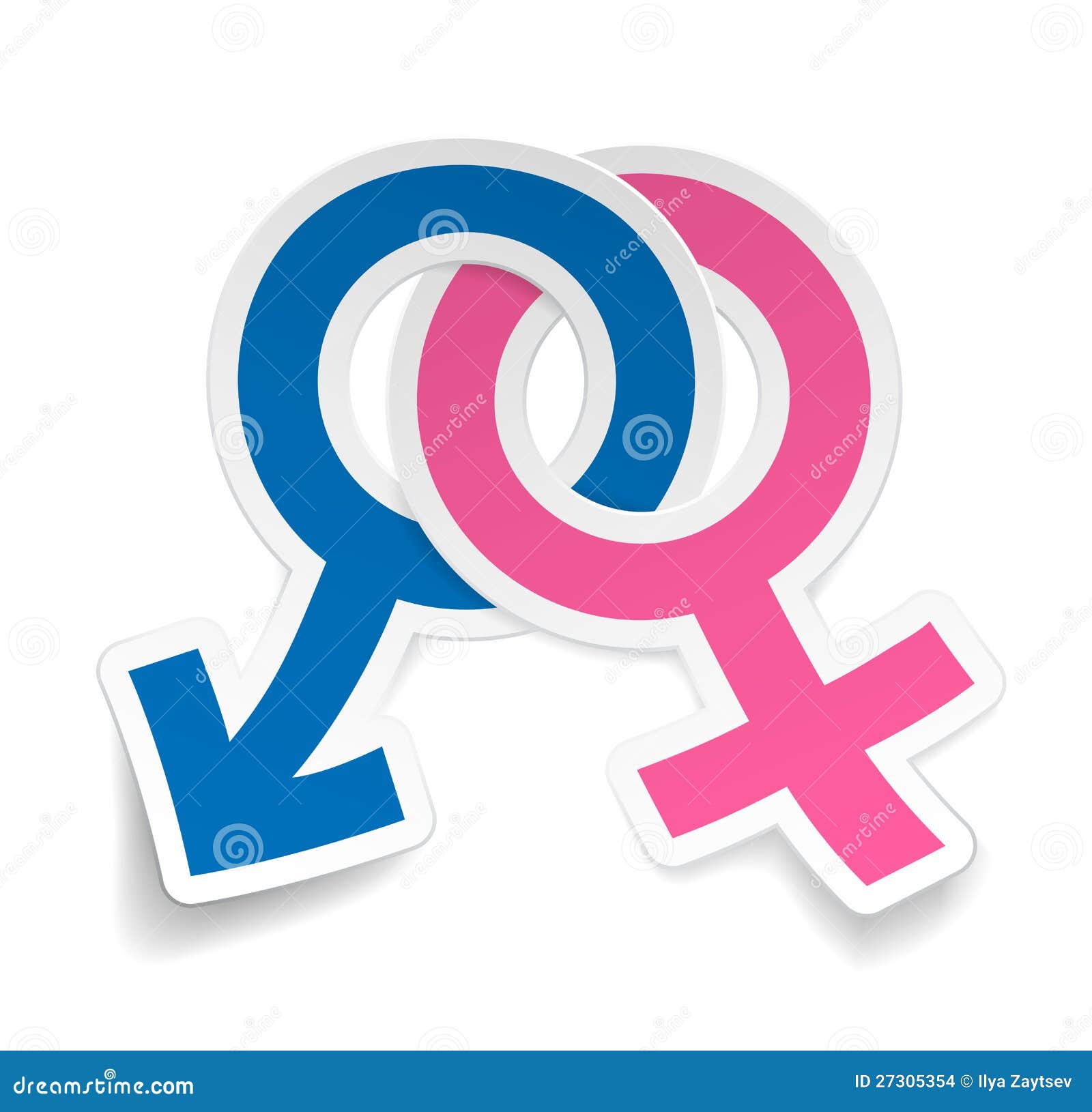 Vector Stickers Wtih Mars and Venus Symbols Stock Vector - Illustration ...