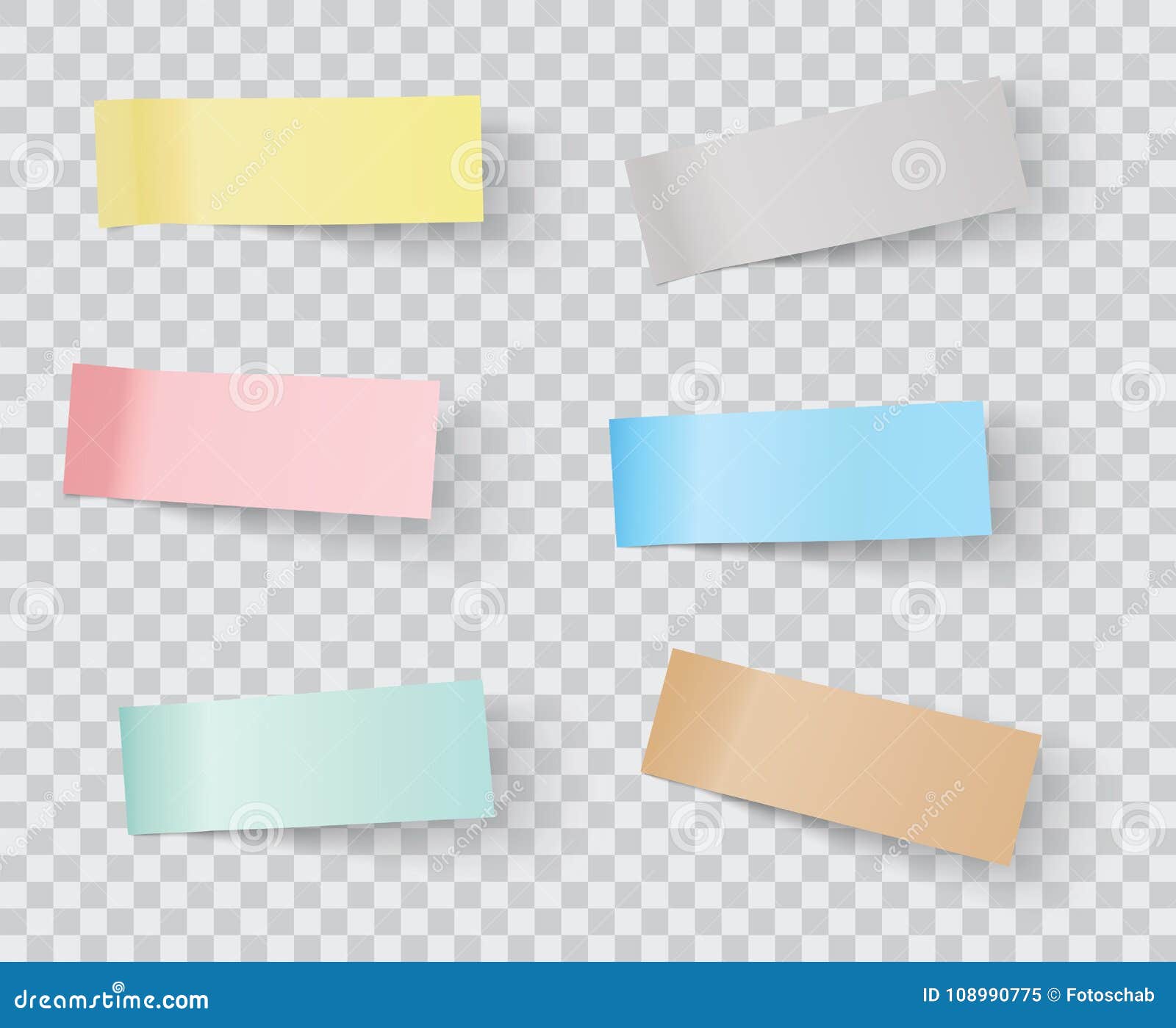 Vector sticky notes stock vector. Illustration of abstract - 108990775