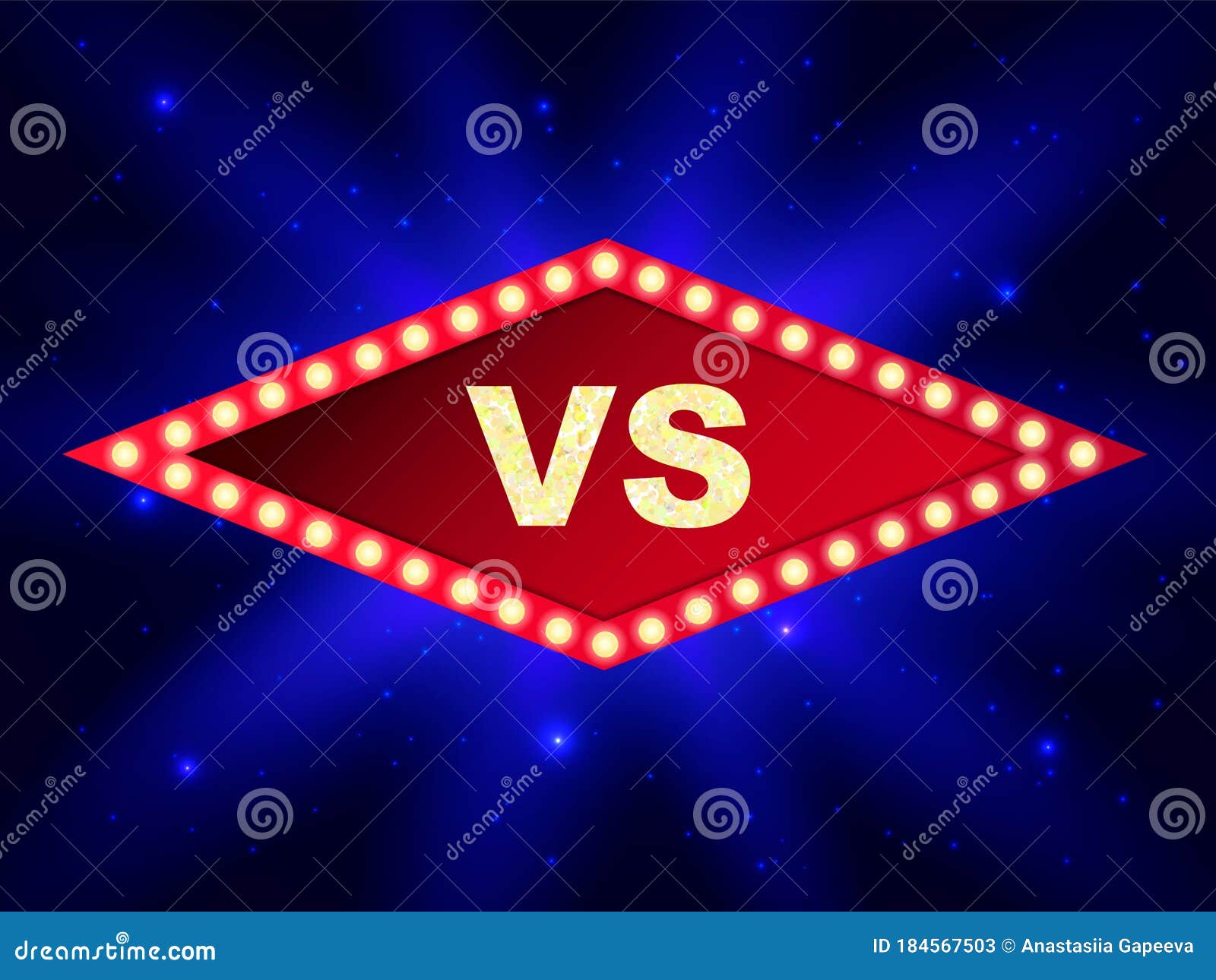 Competition Versus Cricket Championship Sports Background With Player ...