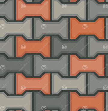 Vector Stones Floor Tile Seamless Pattern Stock Vector - Illustration ...