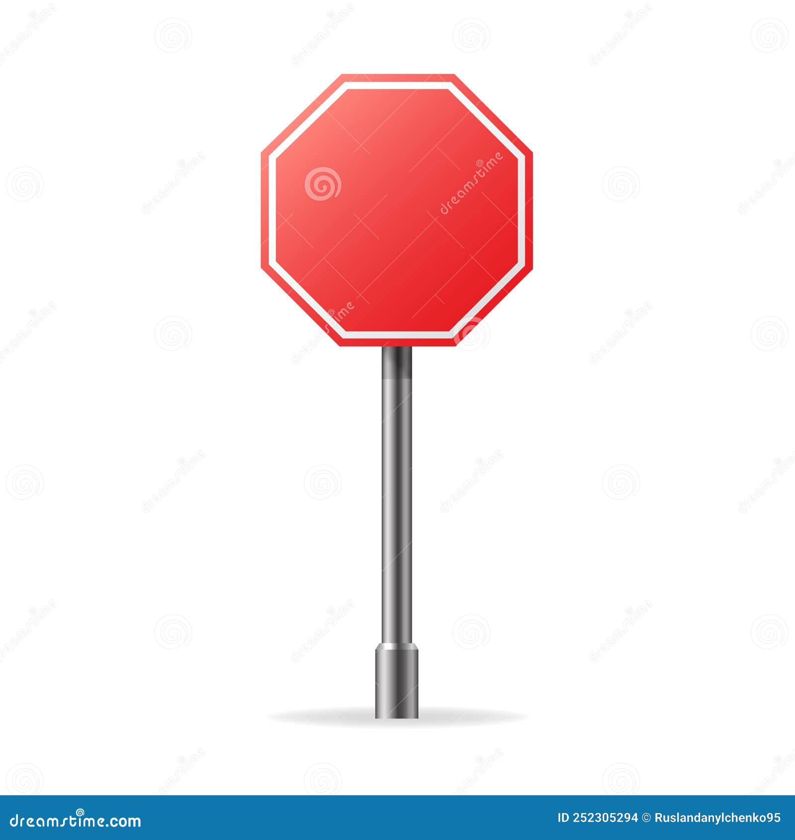 Vector Stop Sign Icon. Vector Illustration. Stock Vector - Illustration ...