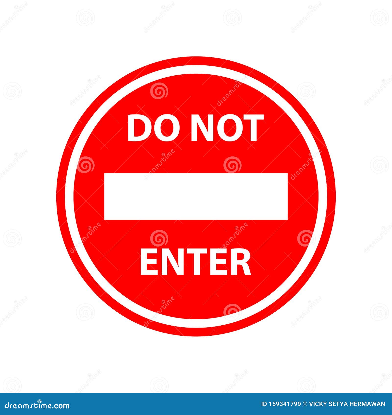 Vector Stop Sign Icon. No Sign, Red Warning Isolated. Not Allowed Icon ...