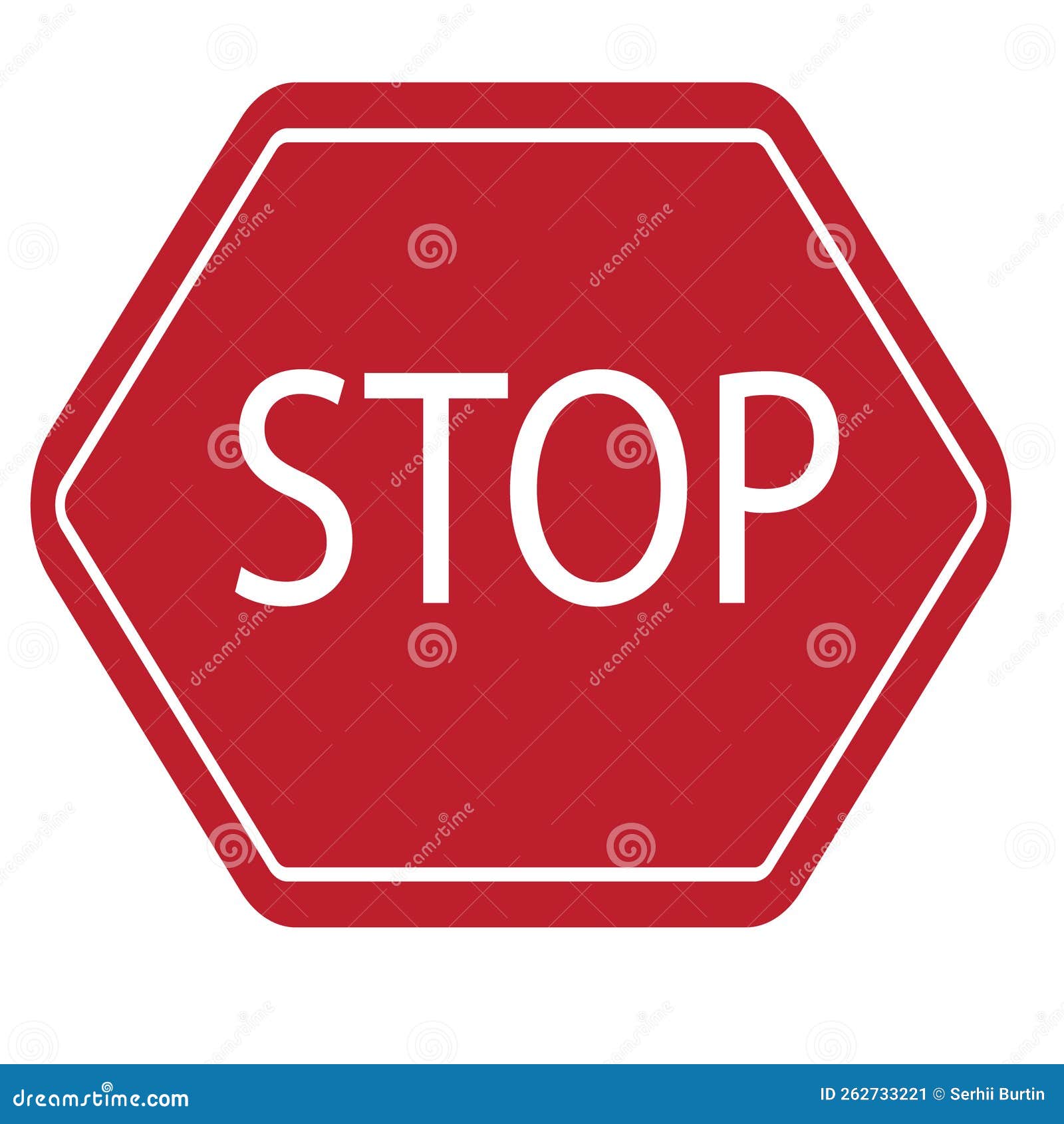 Vector Stop Sign Icon Wall Vector Illustration Stock Vector ...