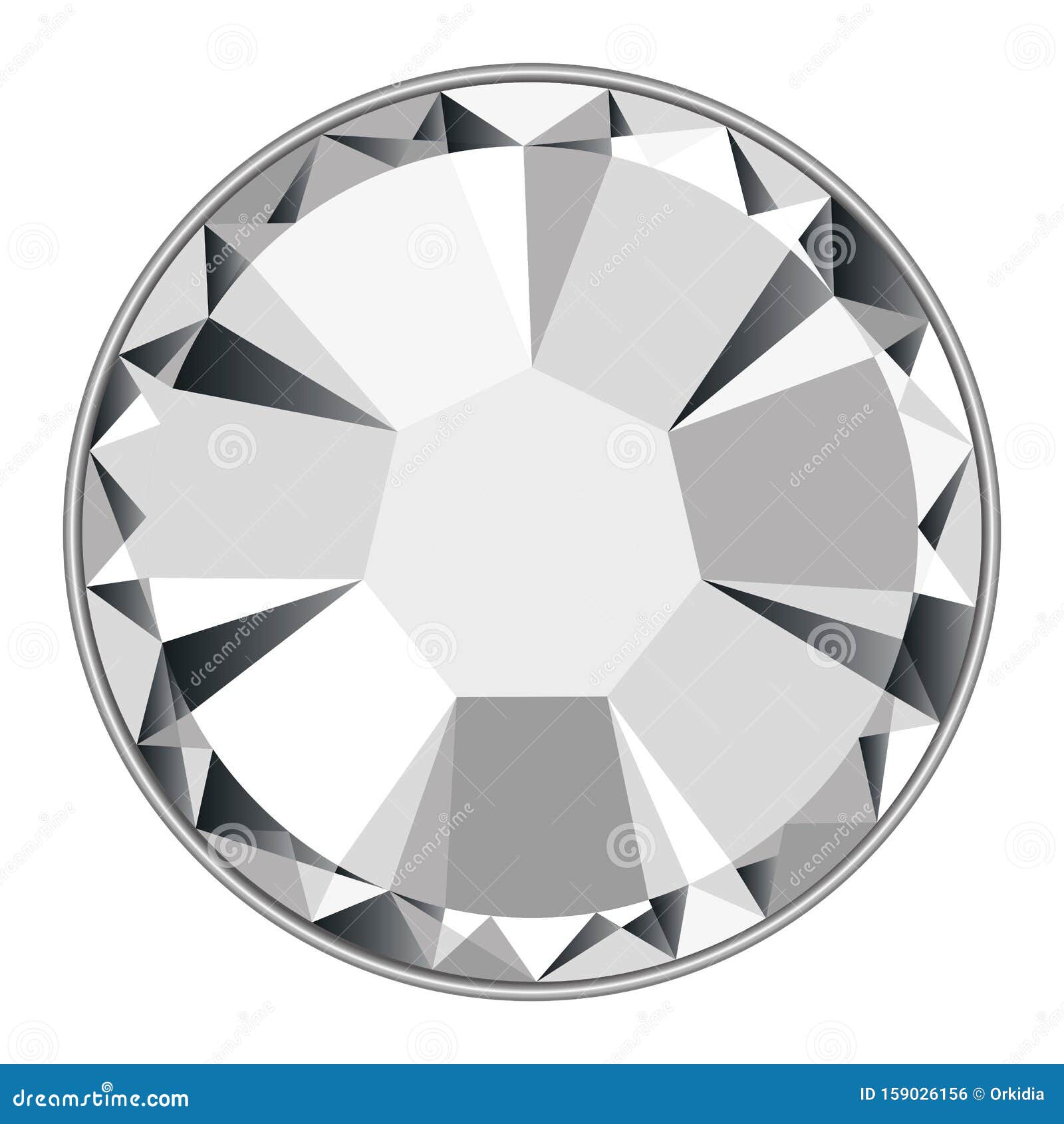 Vector strass element stock vector. Illustration of precious - 159026156