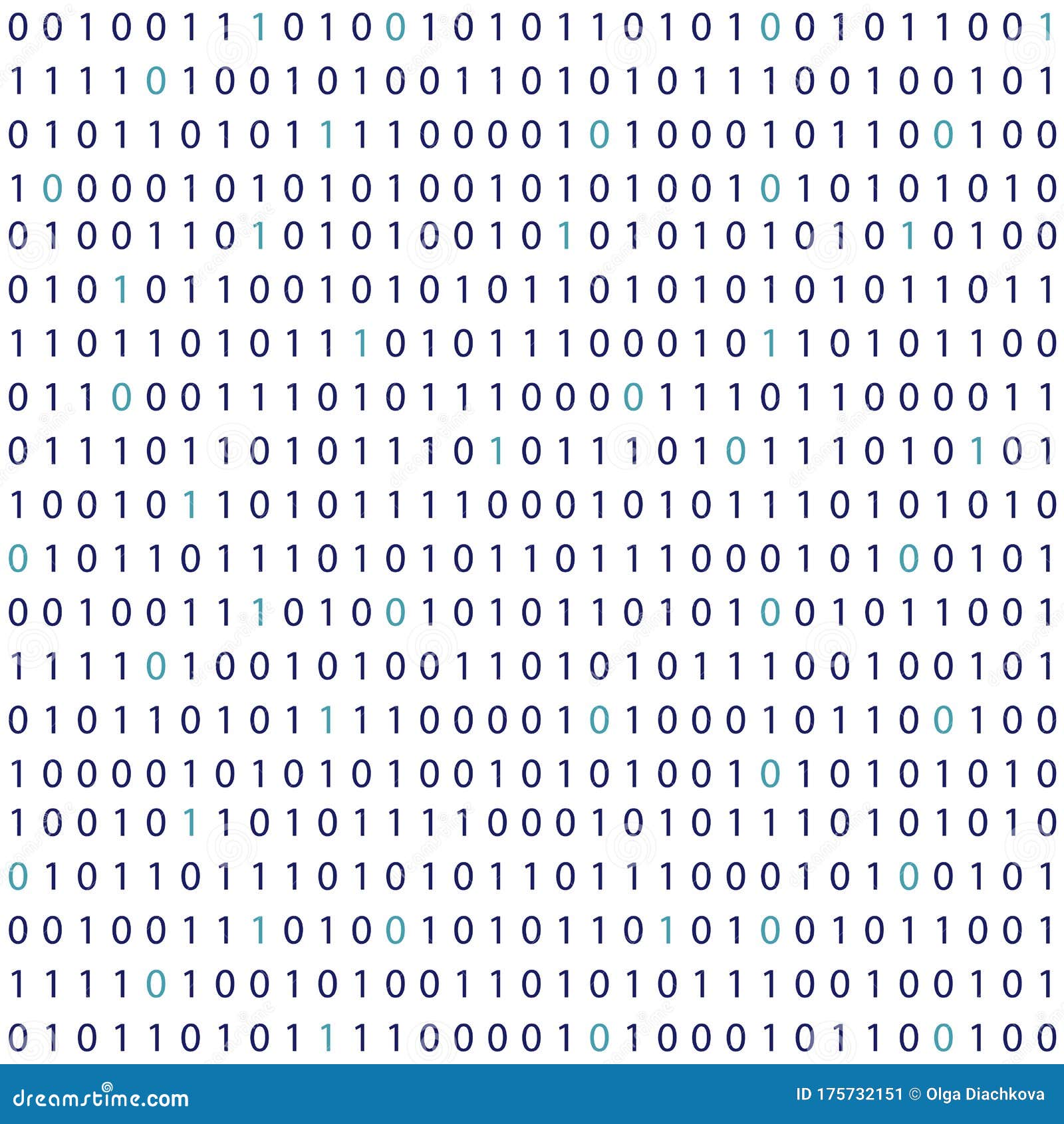 Vector Streaming Binary Code Background Stock Vector - Illustration of graphic, cyberspace ...
