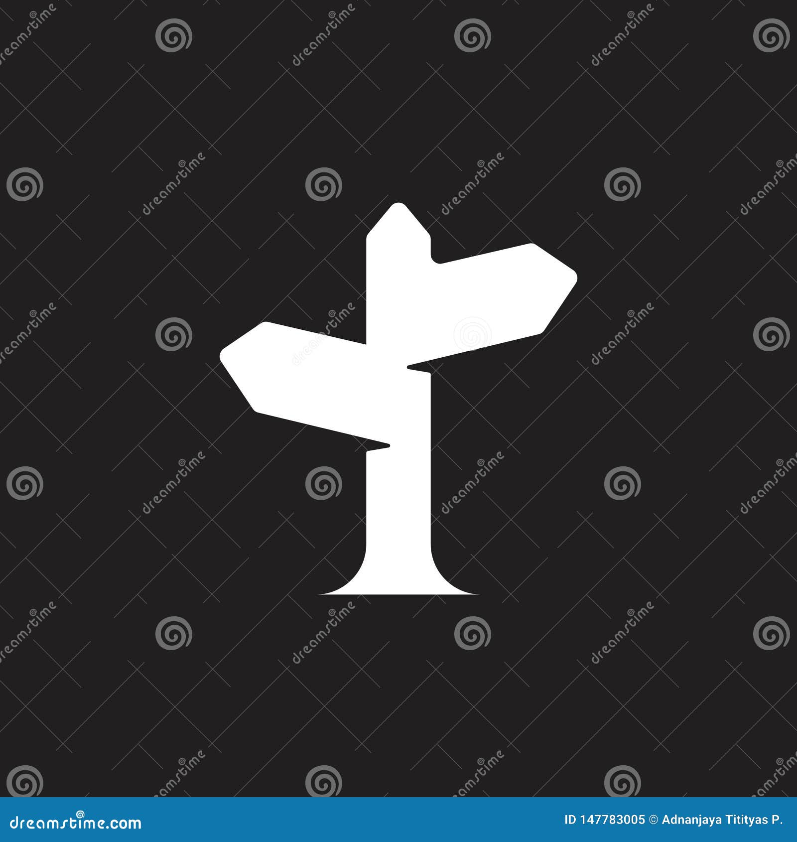 Vector of Street Sign Travel Logo Stock Vector - Illustration of ...