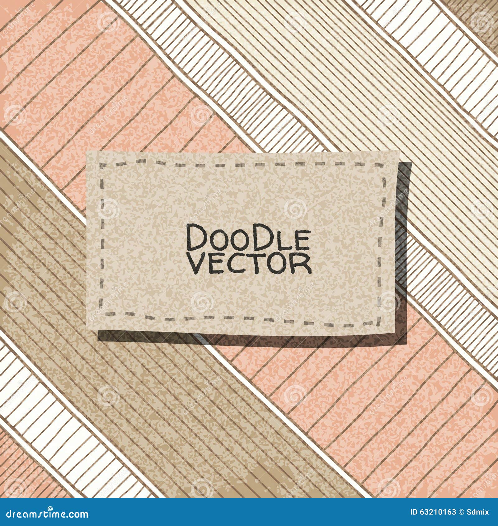 Vector strip pattern. stock vector. Illustration of cardboard - 63210163