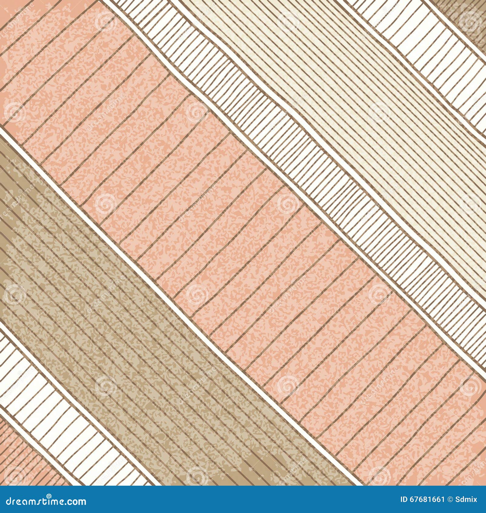 Vector strip pattern. stock vector. Illustration of brown - 67681661