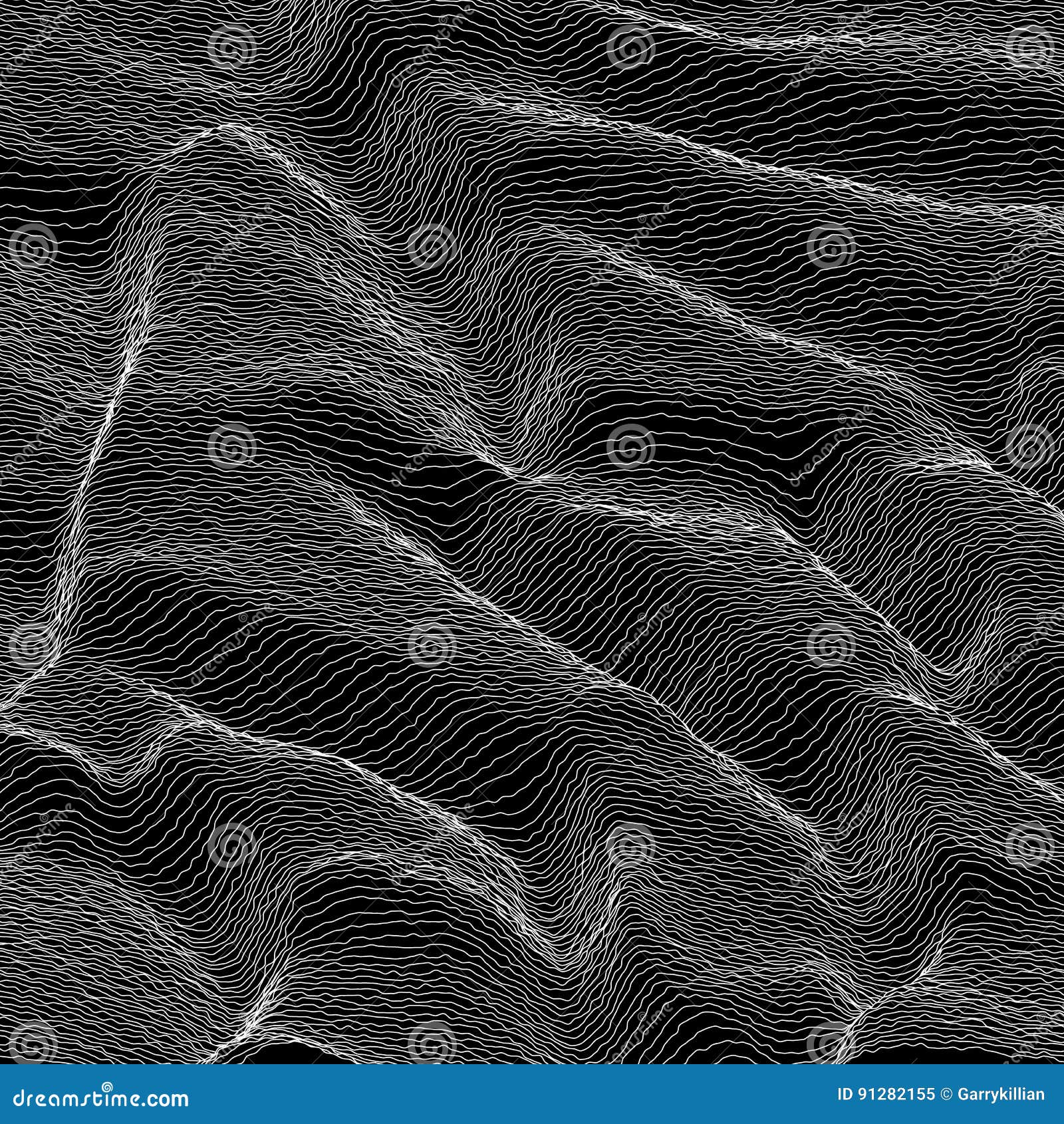 Grayscale Wave Background Vector Illustration | CartoonDealer.com #26218918