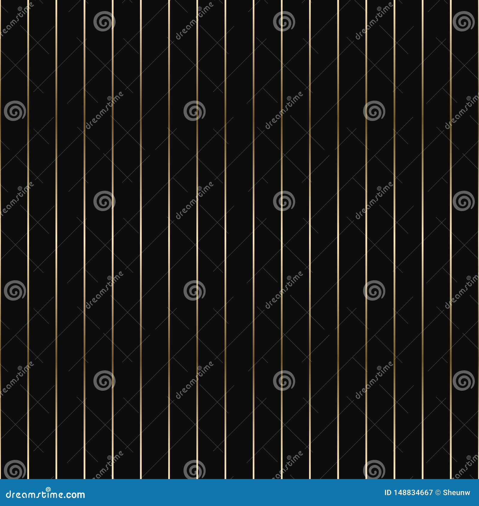 Vector Striped Pattern - Seamless Luxury Gold Gradient Design. Rich ...