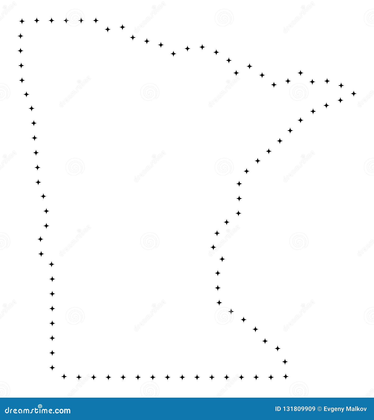 Dot Stroke Minnesota State Map Stock Vector - Illustration of pixel ...