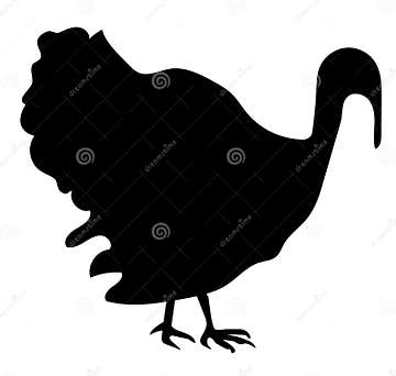 Vector Strutting Turkey Isolated on White. Stock Vector - Illustration ...
