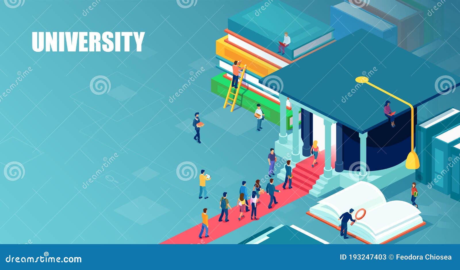 Enter The University Line Icon Concept. Enter The University Vector ...