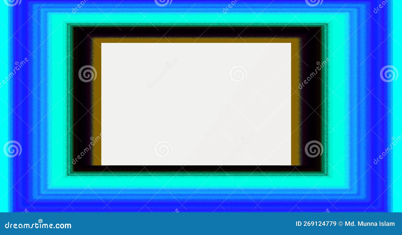 Vector Stylish Gallery Frame. Soft Transition Geometric Frame. Stock ...