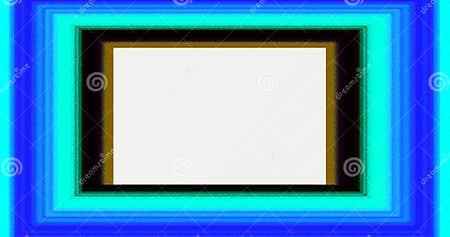 Vector Stylish Gallery Frame. Soft Transition Geometric Frame. Stock ...