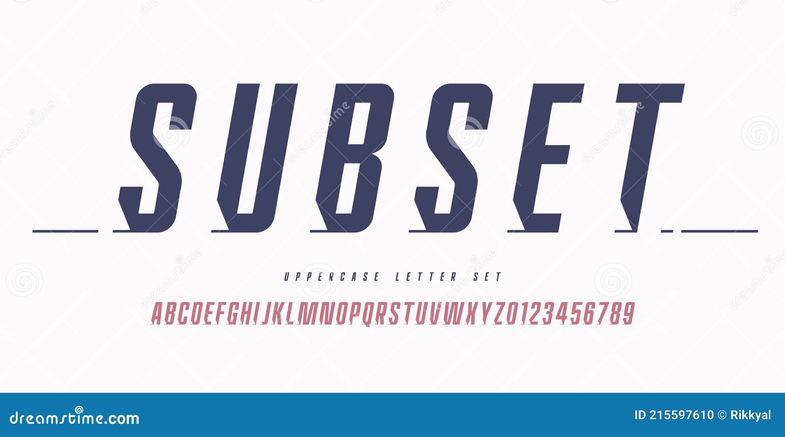 Vector Stylish Sans Serif Font, Uppercase Letter Set, Alphabet ...