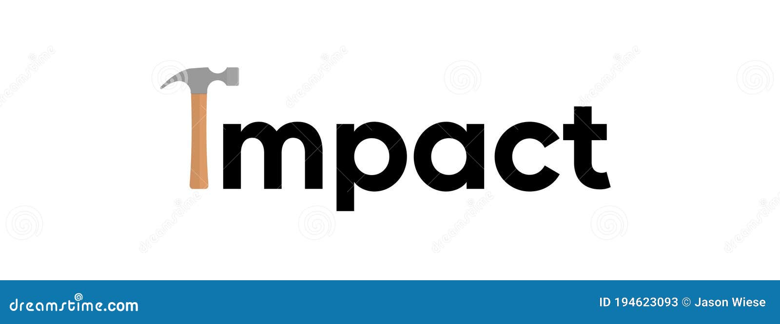 Vector Stylized Business Impact Illustration Stock Vector ...