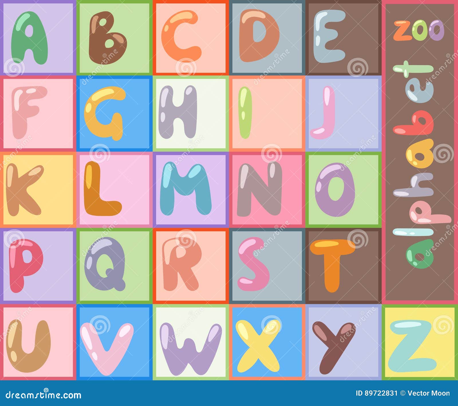 Vector of Stylized Font Abc Type Design Letter Symbol Creative Typeface ...