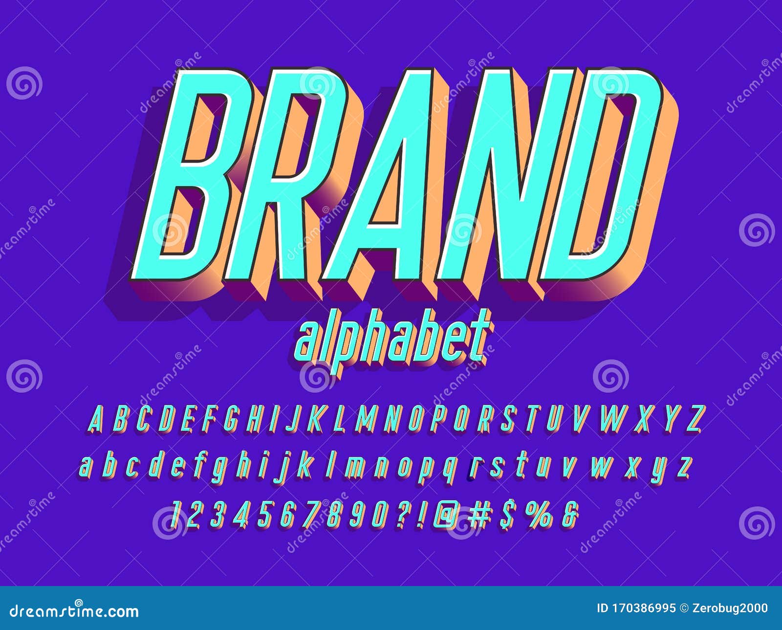 Stylized font stock vector. Illustration of text, stylized - 170386995