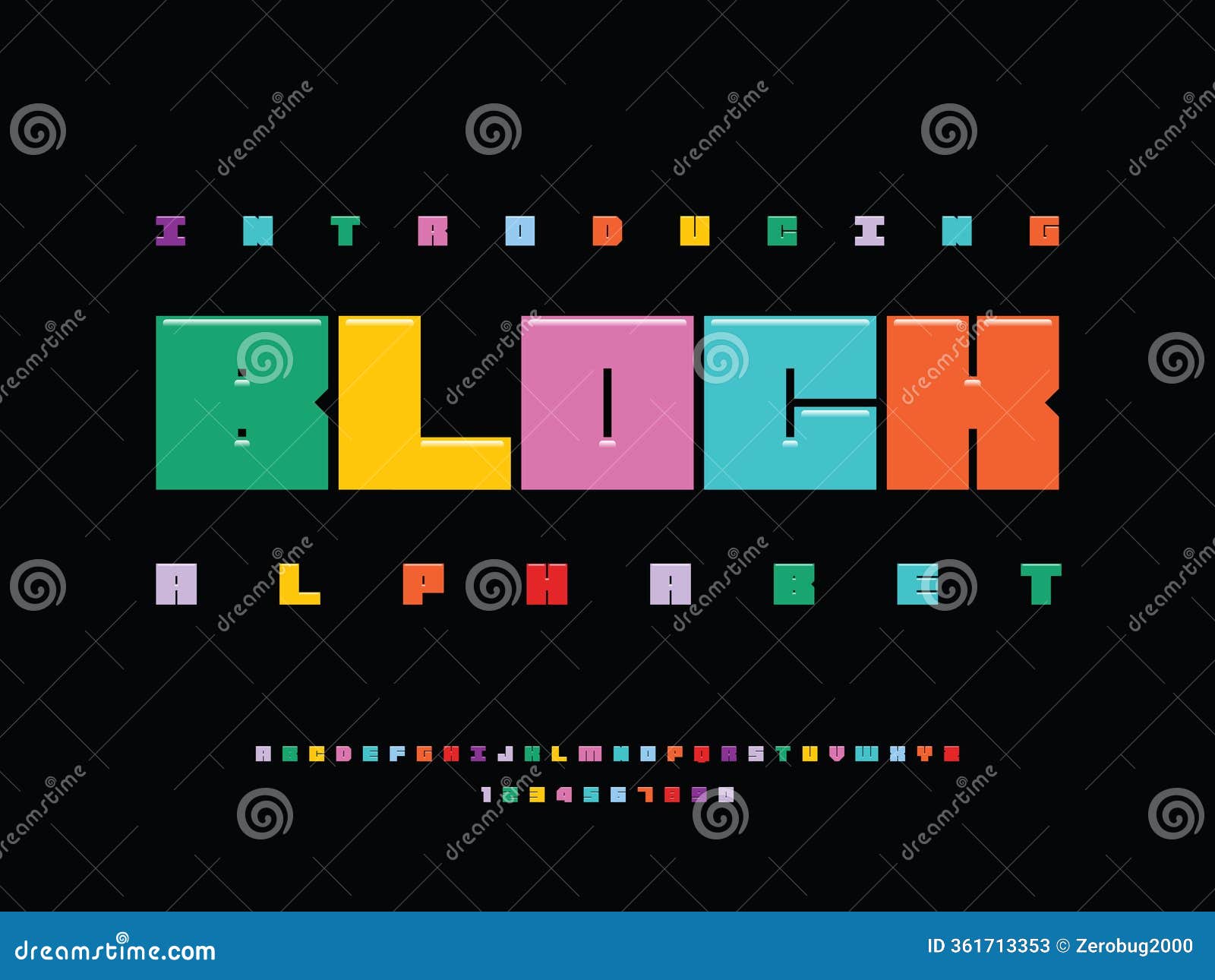 Bold Alphabet Of Capital Latin Letters Sans Serif. Vector Set Of ...