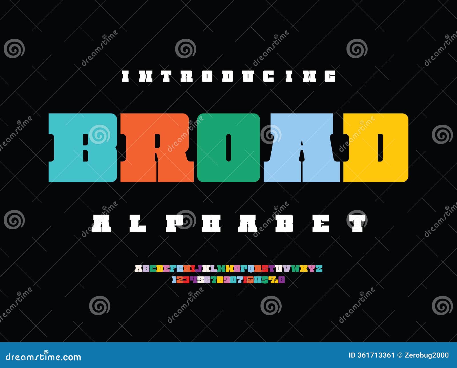 Bold Alphabet Of Capital Latin Letters Sans Serif. Vector Set Of ...