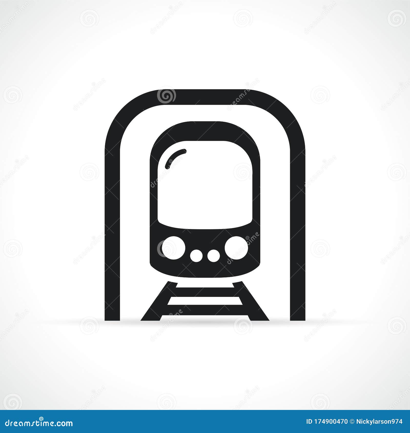 Vector Subway Design Symbol Icon Stock Vector - Illustration of metro ...