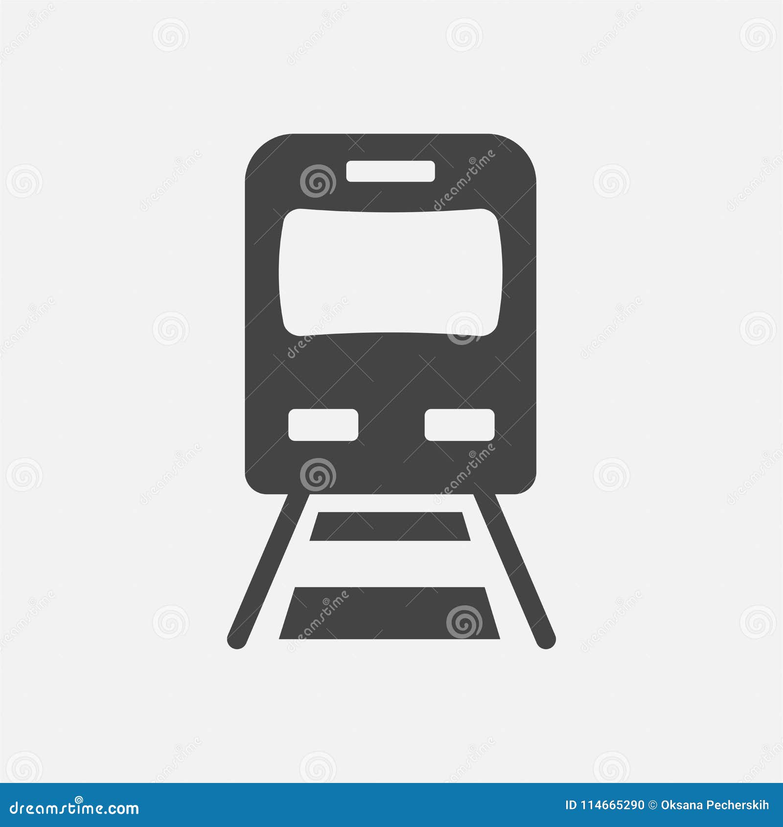 Vector Subway Icon. Illustration of Metro Icon Stock Vector ...