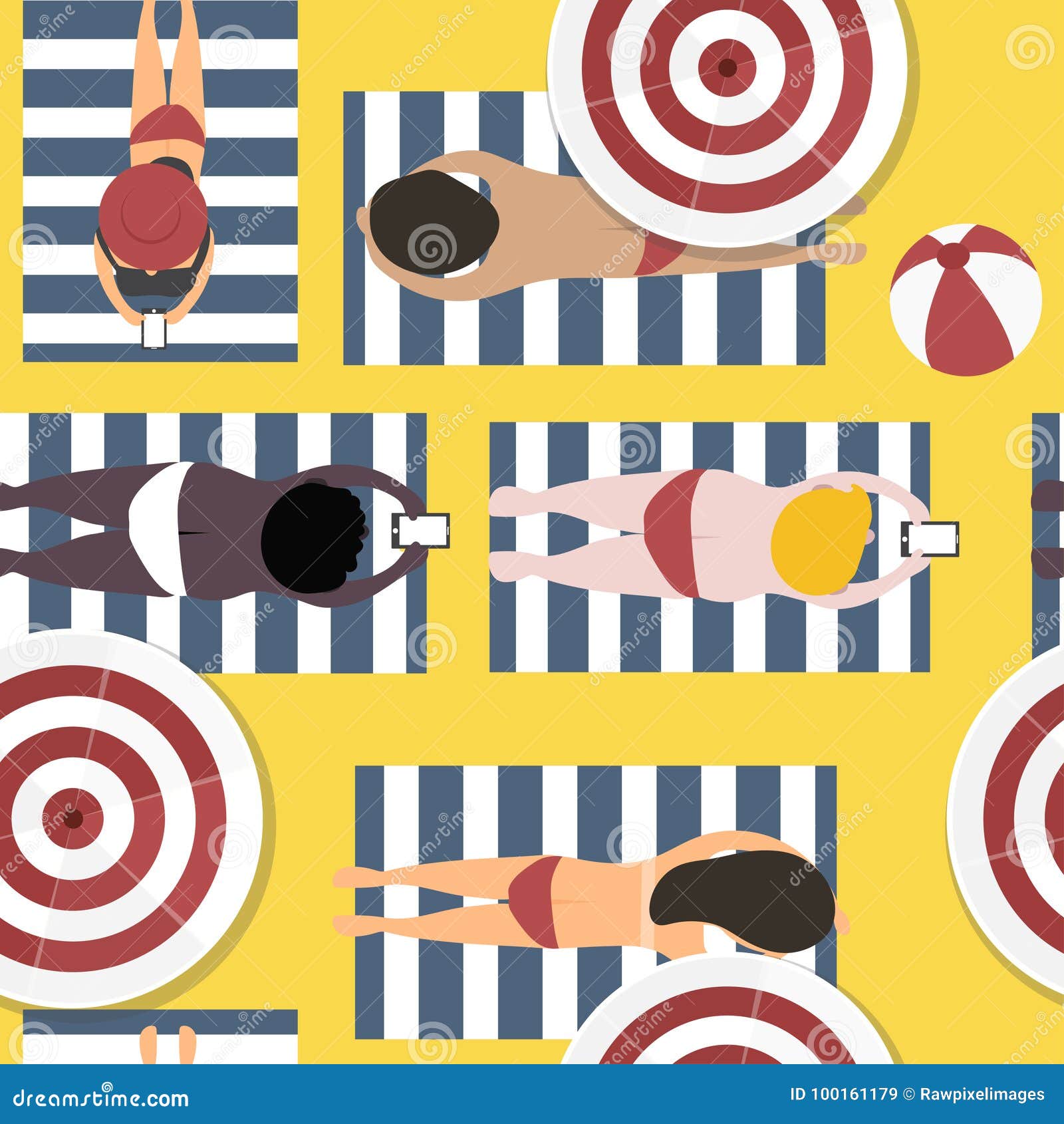 Vector of Summer Feel Design Stock Vector - Illustration of colorful ...