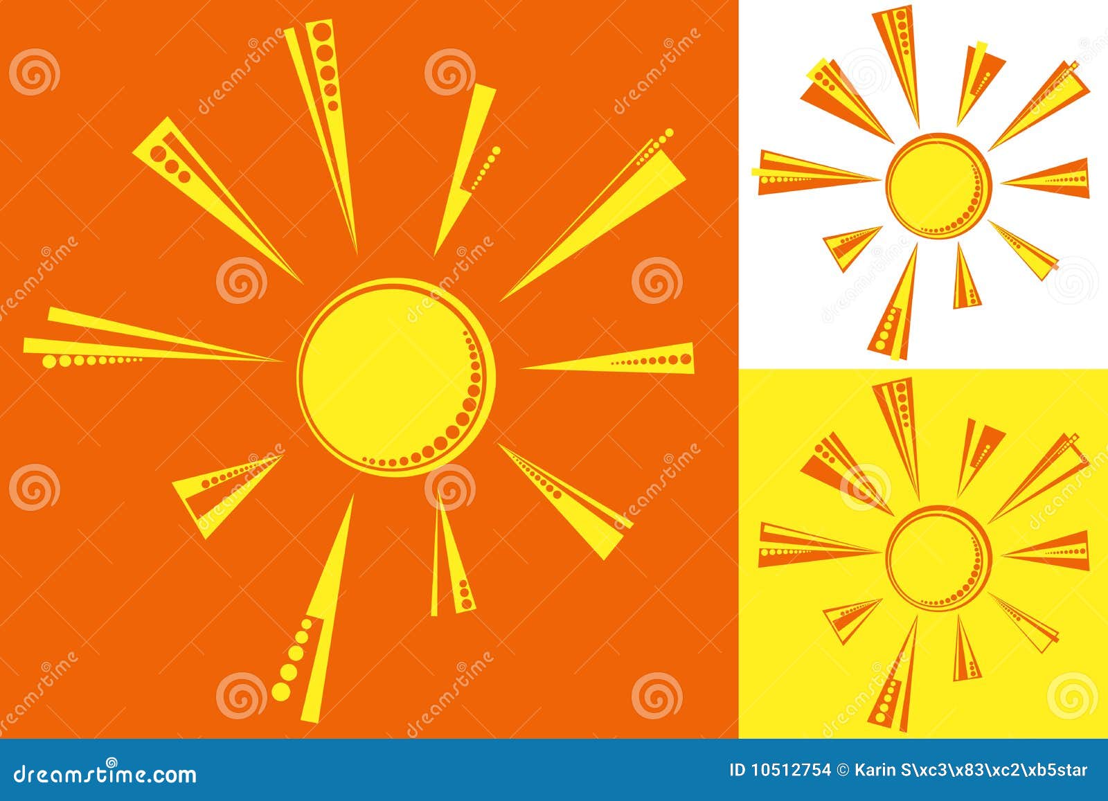 Vector Sun stock vector. Illustration of light, sunray - 10512754